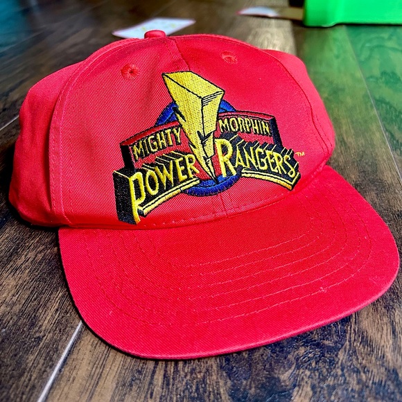 Vintage | Accessories | Vintage 9s Nos Power Rangers Hat Nwot One Size ...